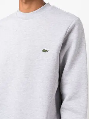 Lacoste Crew Neck Fleece Jumper - Grey