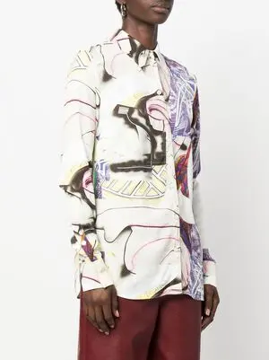 Stella McCartney Abstract Print Buttoned Shirt