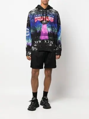 Versace Graphic-print Hoodie