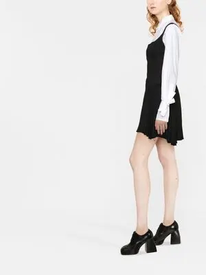 GIOVANNI BEDIN Square Neck Corset Minidress