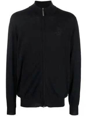 BILLIONAIRE Crest Cashmere-blend Jumper - Blue