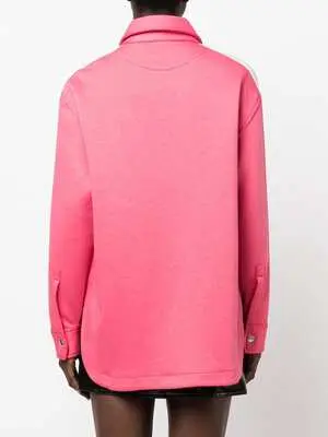 Palm Angels Logo-print Striped Shirt - Pink