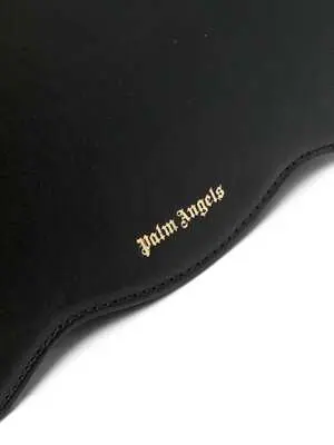 Palm Angels Palm-motif Leather Shoulder Bag - Black