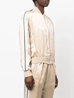 Palm Angels Striped Bomber Jacket