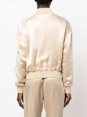 Palm Angels Striped Bomber Jacket