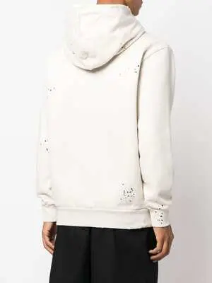 Palm Angels Slogan-print Paint Splatter Hoodie