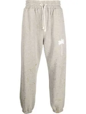 Palm Angels Paint Splatter Track Pants - Grey