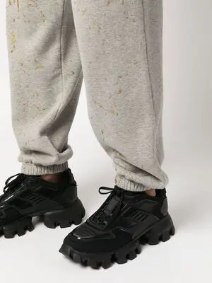 Palm Angels Paint Splatter Track Pants - Grey