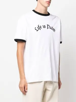 Palm Angels Slogan-print Short-sleeve T-shirt