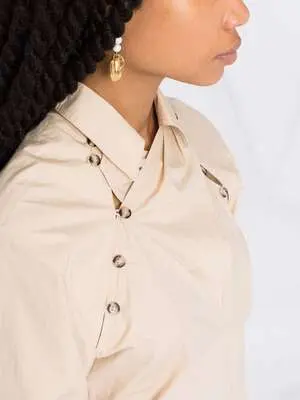 Nanushka Asymmetric-fastening Shirt Dress