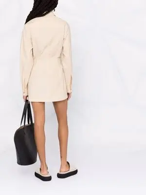 Nanushka Asymmetric-fastening Shirt Dress