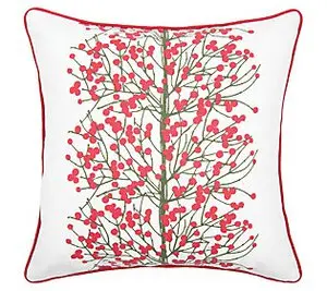VALERIE PARR HILL 18' X 18' Berries Throw Pillow Valerie - One-color