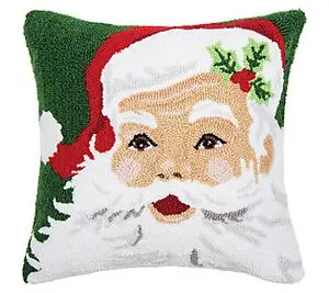 VALERIE PARR HILL 18' X 18' Santa Claus Throw Pillow Valerie - One-color