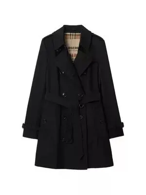Burberry The Short Chelsea Heritage Trench Coat - Black