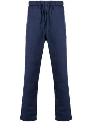 Frescobol Carioca Drawstring-waist Linen Chinos