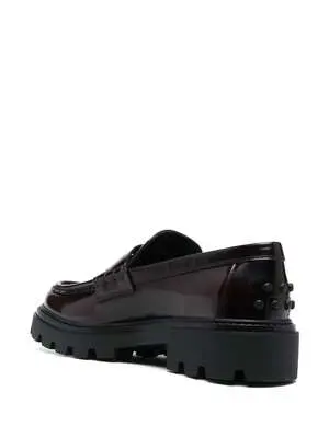 TOD'S Semi-patent Leather Loafers