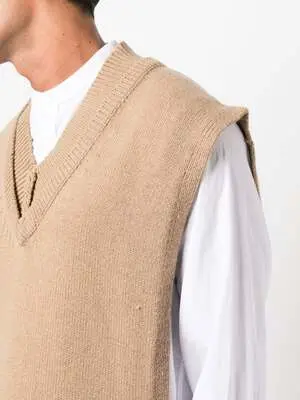MAISON MARGIELA Layered V-neck Vest