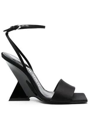 Attico Cheope 105mm Sandals - Black