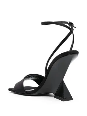 Attico Cheope 105mm Sandals - Black