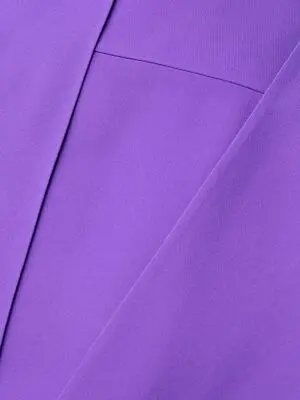 Valentino Garavani Cape-style Silk Dress - Purple