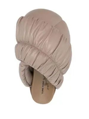 YUME YUME Tent Padded Mules - Neutrals