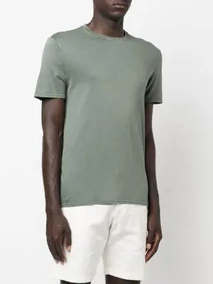 Fedeli Short-sleeve Cotton T-shirt - Green
