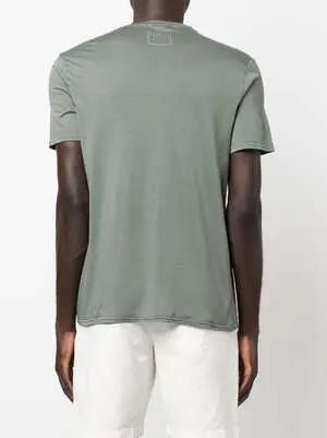 Fedeli Short-sleeve Cotton T-shirt - Green
