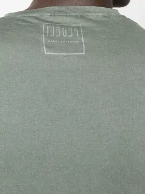 Fedeli Short-sleeve Cotton T-shirt - Green