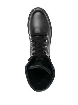 BALDININI Leather Combat Boots