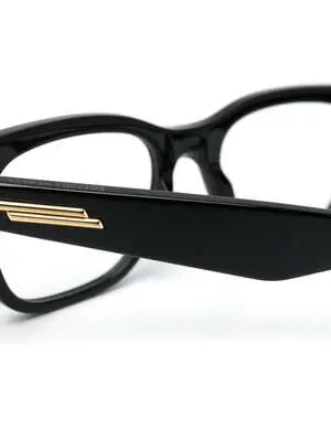 Bottega Veneta Logo Square-frame Glasses