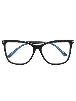TOM FORD Wayfarer-frame Optical Glasses - Black