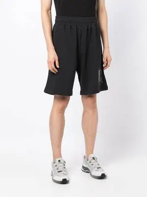 A-COLD-WALL* Foil Grid Track Shorts