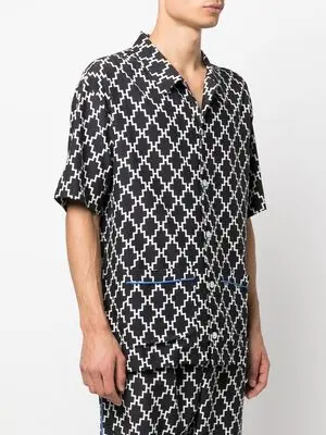 COUNTY OF MILAN Logo-print Short-sleeved Shirt