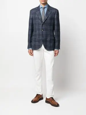 Brunello Cucinelli Long-sleeved Denim Shirt - Blue