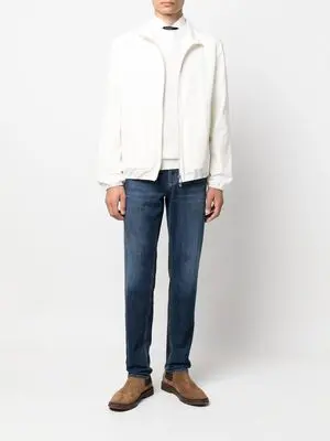 Brunello Cucinelli Funnel-neck Cotton Jacket