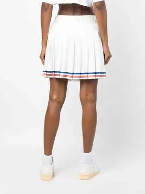Casablanca Pleated Skirt - White