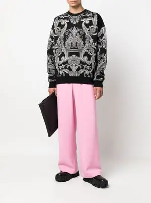 Versace Barocco-print Sweatshirt