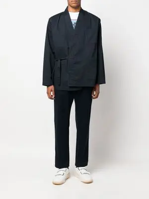 Universal Works Side-tie Denim Jacket - Blue