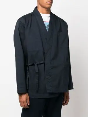 Universal Works Side-tie Denim Jacket - Blue