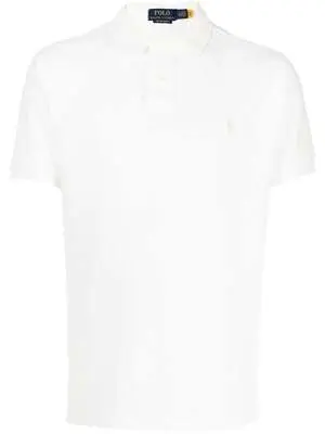 Polo Ralph Lauren Logo-embroidered Polo Shirt - White