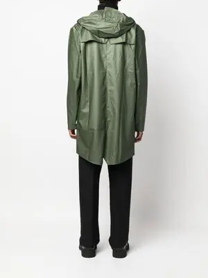 Rains Waterproof Raincoat With Drawstring Hood