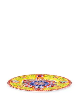 Dolce & Gabbana 2 Piece Fine Porcelain Dinner Plate Set