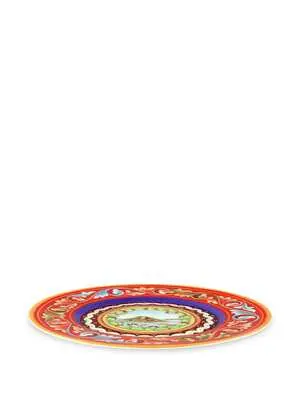 Dolce & Gabbana 2 Piece Fine Porcelain Dinner Plate Set