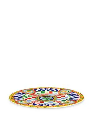 Dolce & Gabbana 2 Piece Fine Porcelain Dinner Plate Set