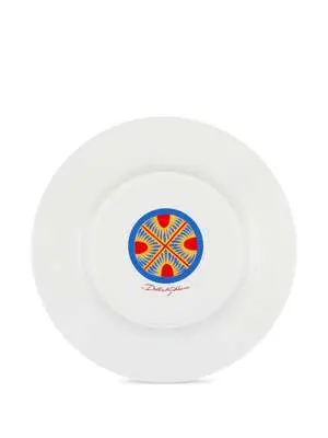 Dolce & Gabbana 2 Piece Fine Porcelain Dinner Plate Set