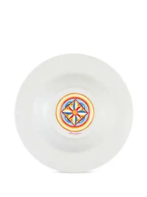 Dolce & Gabbana 2 Piece Fine Porcelain Soup Plate Set