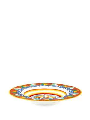 Dolce & Gabbana 2 Piece Fine Porcelain Soup Plate Set