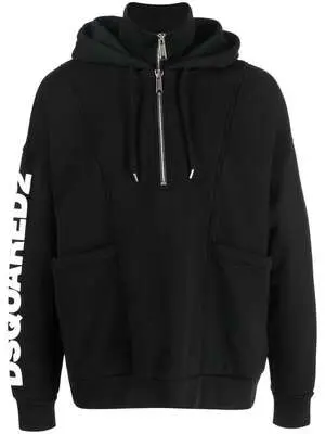 Dsquared2 Logo-print Zip-up Hoodie