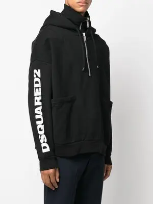 Dsquared2 Logo-print Zip-up Hoodie
