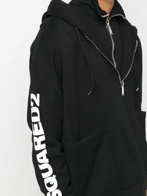 Dsquared2 Logo-print Zip-up Hoodie